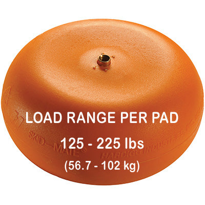 Orange SkidMate with T-Nut (4 piece Trial Pack) – SkidMatesNow